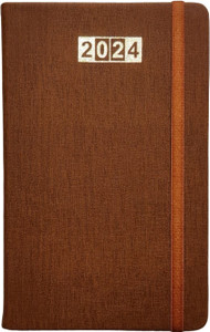 Global Diaries Executive '2024' Rexine Cover New Year Diary A5 Diary ...