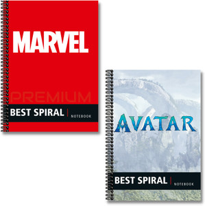 Best Spiral Notebooks | 300 Pages Ruled Spiral Notebook | A4 Size Paper ...