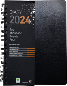 Global Diaries Premium Metal Wiro '2024' New Year Diary B5 Diary Single ...