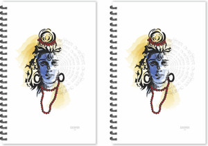 SADAFAL Art Bholenath Diaries (Ruled - A5 Size - Pack of 2 Diaries ...