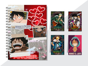 craft maniacs ANIME DIARY & 4 MAGNETIC BOOKMARKS A5 Diary RULED 160 ...