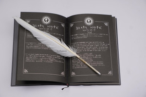 OFFO Death Note Anime Notebook With Feather Pen & Bookmark A5 Notebook ...