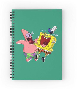 craft maniacs SPONGEBOB 2023 COLLECTION A5 Note Book RULED 160 Pages ...