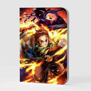 AB Posters Anime Demon Slayer: Tanjiro Ruled A5 Soft Cover Notebook For ...