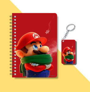 craft maniacs SUPER MARIO A5 Notebook RULED 160 Pages Price in India ...