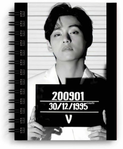 craft maniacs BTS 2023 NEW DIARY COLLECTION A5 Notebook RULED 160 Pages ...