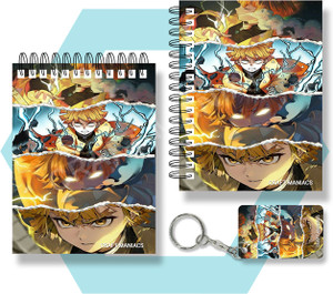 craft maniacs DEMON SLAYER A6 Notebook Unruled 120 Pages Price in India ...