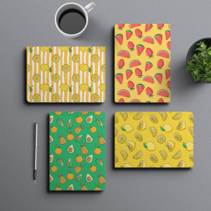 Happy doki Fruitful Delights A5 Notebook Ruled 240 Pages Price in India ...