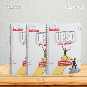 SKILLSET Upsc Answer Writing Copy- Upsc Answer Sheet-Notebook (210 ...