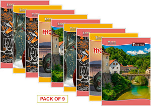 TigerHill Creator A4 Note Book Ruled | 9 Registers 200 Pages | Free 5 ...