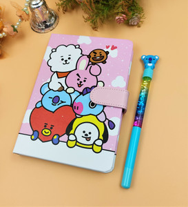 Paper Bear BTS Regular Diary single 60 Pages Price in India - Buy Paper ...