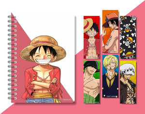 craft maniacs 2024 ONE PIECE DIARY & 6 FREEBIE BOOKMARKS A5 Diary RULED ...