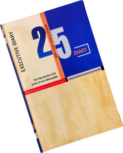 Excel Executive Hard Bound Diary with Sunday Half Pages Regular Diary ...