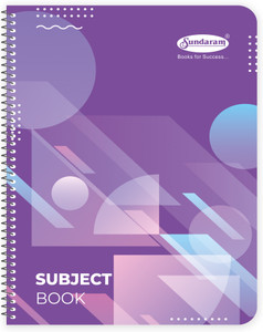 SUNDARAM Spiral Bound Regular Notebook Single Line 300 Pages Price in ...