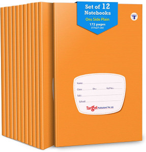 Target Publications Single Line Interleaf Notebooks | Copy Writing Book ...