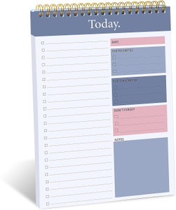 TTWONE Daily Planner Notepad Undated,Planning Pad Checklist ...