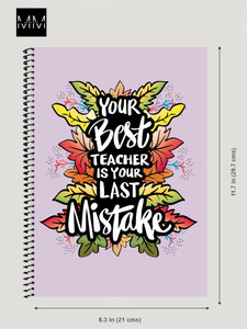 minnie mart Fun Motivational Quote Cover Transparent Sheet Notebook ...