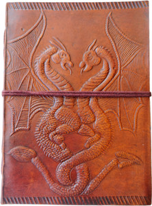 ps fortunet Handcrafted (Embossed Dragon with Rope) Leather Handmade ...