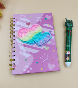 Paper Bear POP IT Spiral Dairy A4 Diary ruled 80 Pages Price in India ...