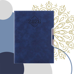 Scribelle Diary 2026 A5 Size Single Rule A5 Diary Month Cut Design, 70 ...