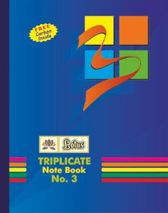 LOTUS Triplicate Book Regular Triplicate Books Notebook 100 Pages Price ...