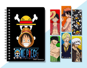 craft maniacs 2024 ONE PIECE DIARY & 6 FREEBIE BOOKMARKS A5 Diary RULED ...