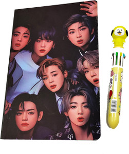 Paper Bear BT21 A5 Diary Unruled 50 Pages Price in India - Buy Paper ...