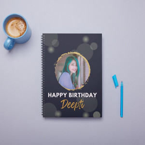 Apnagift Personalised Gifts Customized Notebook Wire Bound Spiral ...