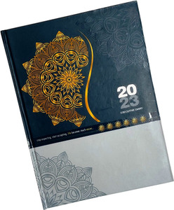 Excel 2023 Executive Style Office Diary with Sunday Half Page Regular ...