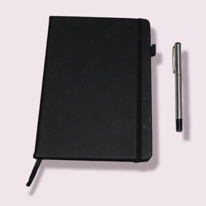 triple paper Office Diary with pen A5 Gift Set Rule Paper 265 Pages ...