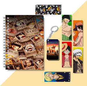 craft maniacs ONE PIECE DIARY & 6 FREEBIE BOOKMARKS & ONE KEYCHAIN A5 ...
