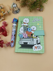 Paper Bear BTS A4 Diary ruled 160 Pages Price in India - Buy Paper Bear ...