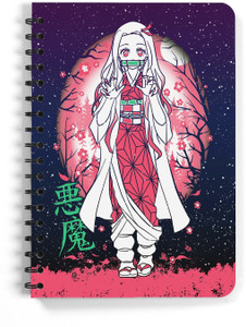 ComicSense Nezuko Kamado Demon Slayer Anime A5 Notebook Blank 120 Pages ...