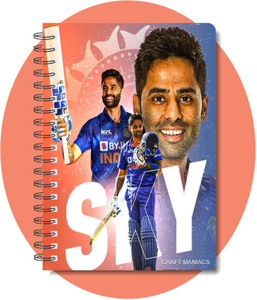 craft maniacs CRICKET 2024 NOTEBOOK COLLECTION A5 Notebook RULED 160 ...