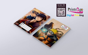 Prints2go PrintstoGo Naruto Cartoon A4 Note Book UNRuled 98 Pages Price ...