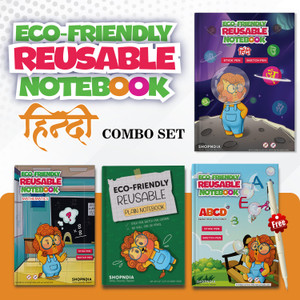 Shopndia Hindi Combo Eco-Friendly Reusable Notebooks for Kids ...