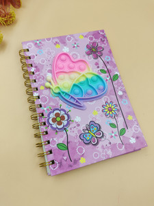 Paper Bear Butterfly POP IT A4 Diary ruled 80 Pages Price in India ...