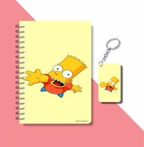 craft maniacs THE SIMPSONS A5 Diary RULED 160 Pages Price in India ...