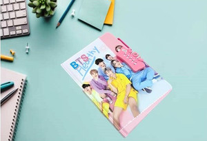 JELLIFY BTS Lock Diary with Gel Pen for Girls/Boys A5 Diary Ruled 100 ...