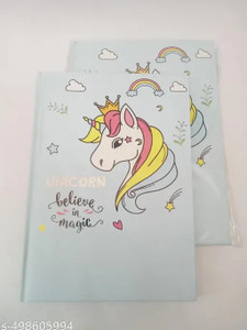 Cursive Unicorn diary for girls kids/school stationery journals ...