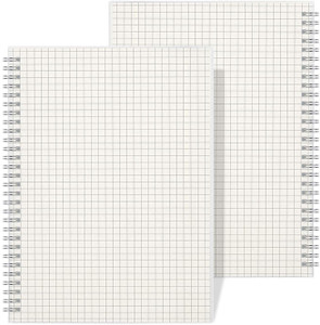 TWONE Graph Grid Spiral Notebook,Spiral Bound Transparent Hardcover ...