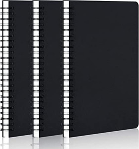 Eusoar Graph Paper Spiral Notebook, A5 3Pack 120 Pages Hardcover Paper ...