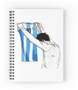 craft maniacs FOOTBALLER DIARY A5 Diary RULED 120 Pages Price in India ...