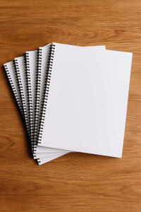 Progetter Plain unruled Spiral Notebook A4 Notebook Unruled 200 Pages ...