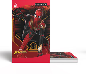 Classmate Spiderman Themed | Longbook A4 Notebook Single Line 160 Pages ...