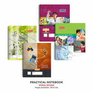 NEELGAGAN Practical Notebook, Spiral Bound (21.5cm X 26.5cm) Regular ...
