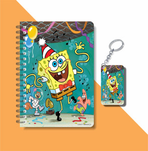 craft maniacs SPONGEBOB 2023 COLLECTION A5 Notebook RULED 160 Pages ...