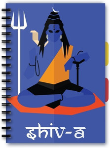 CyberNotes Shiva Minimal Notebook A5 Ruled A5 Notebook 80 Gsm Ruled 200 ...