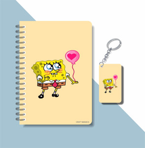 craft maniacs SPONGEBOB 2023 COLLECTION A5 Notebook RULED 160 Pages ...