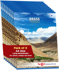 Target Publications Long Notebooks | Drass | A4 Single Line Copy | 164 ...